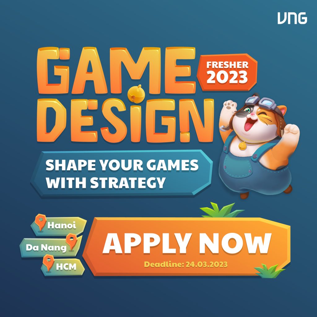 KHAI PHÁ NGHỀ NGHIỆP CÙNG CHƯƠNG TRÌNH VNG GAME DESIGN FRESHER 2023 ...