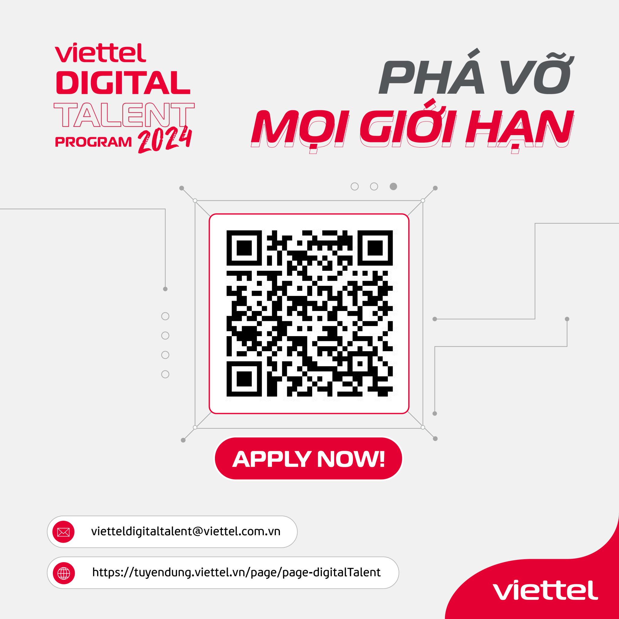 VIETTEL DIGITAL TALENT 2024 - CHƯƠNG TRÌNH THỰC TẬP SINH CÔNG NGHỆ LỚN ...